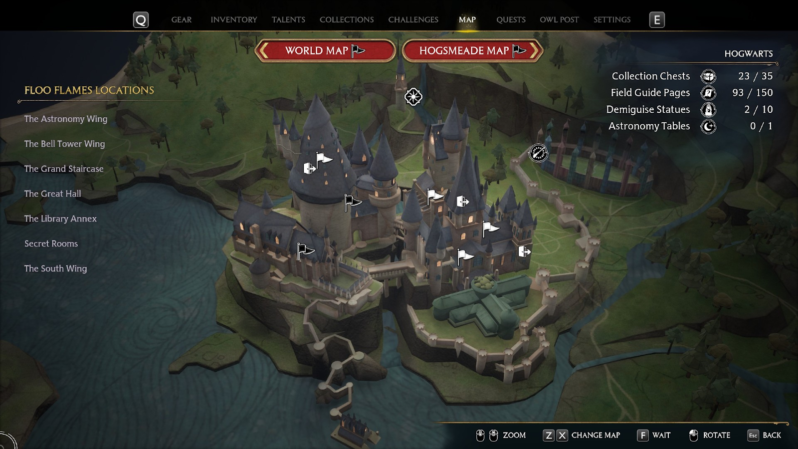 the Wizarding World: A Deep Dive into the Hogwarts Legacy Map ...