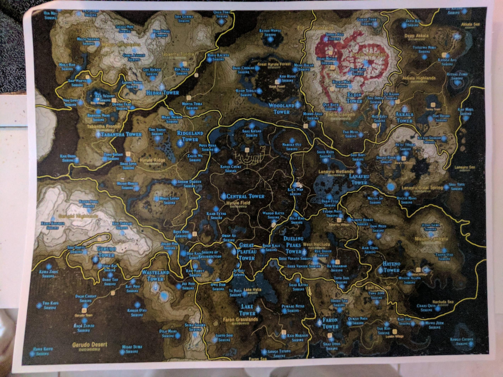 A Guide to the Breath of the Wild Shrine Map - Manchesterjournal